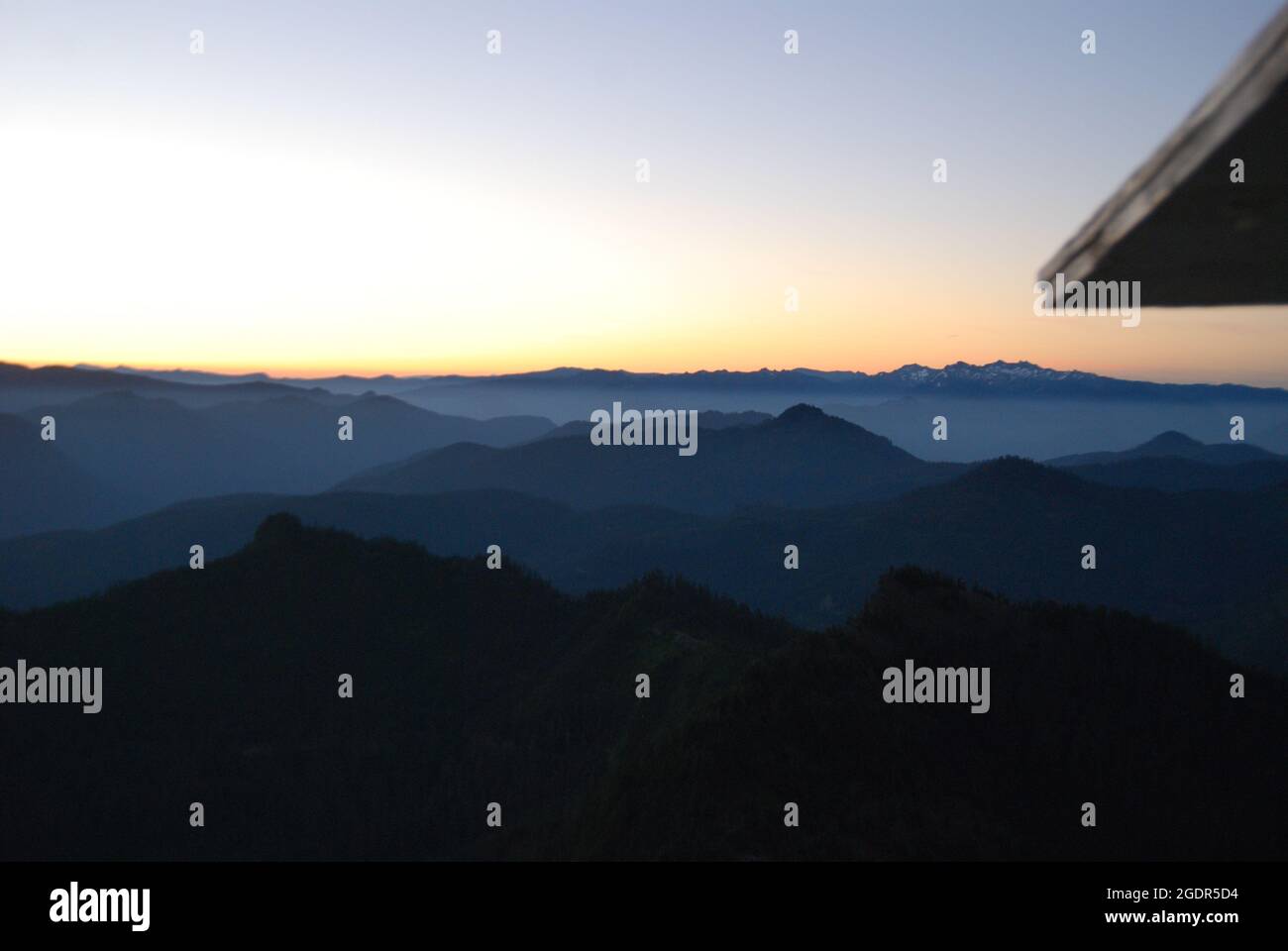 Sunset from High Rock Lookout Stock Photo - Alamy