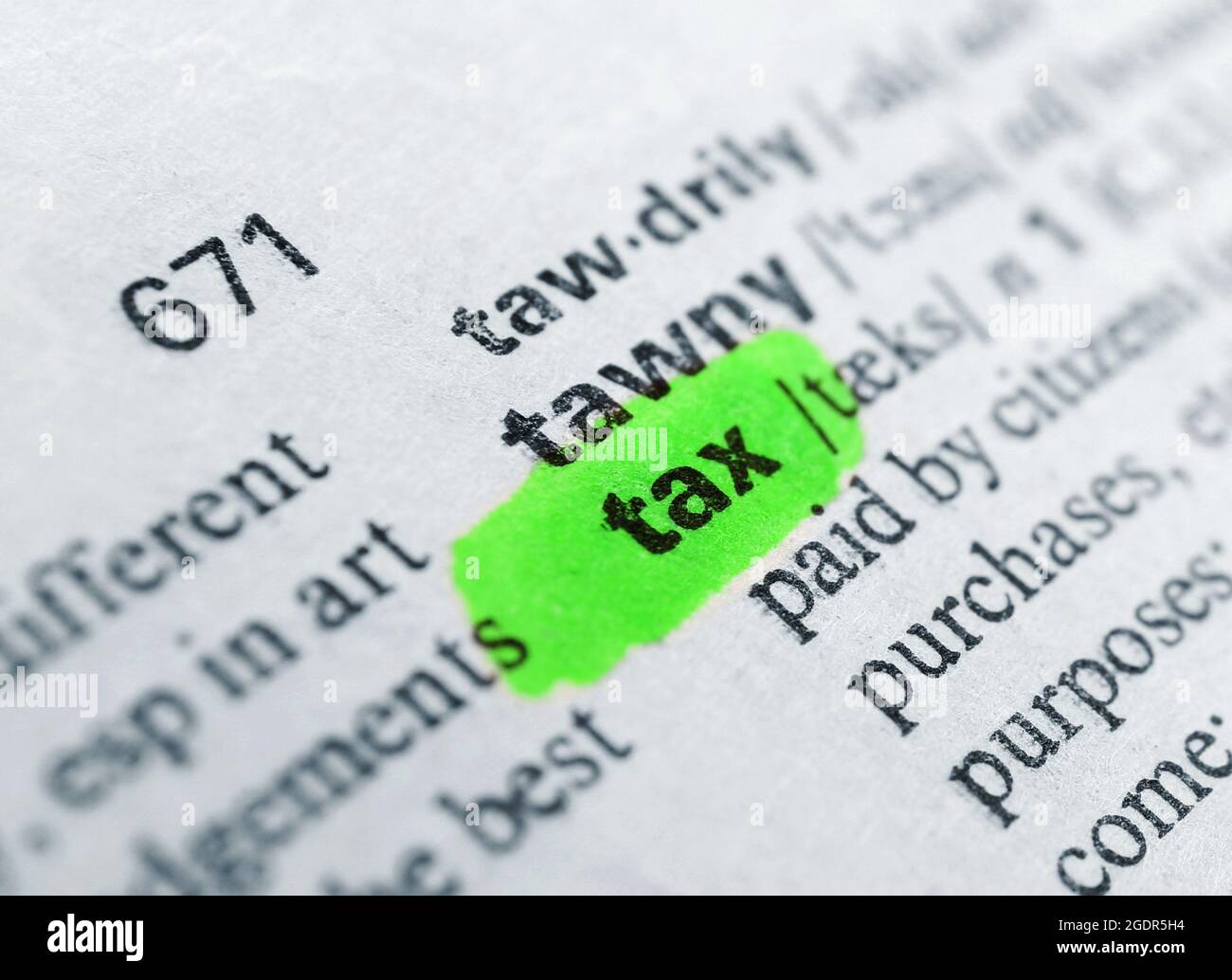 Strategy definition highlighted hi-res stock photography and images - Alamy