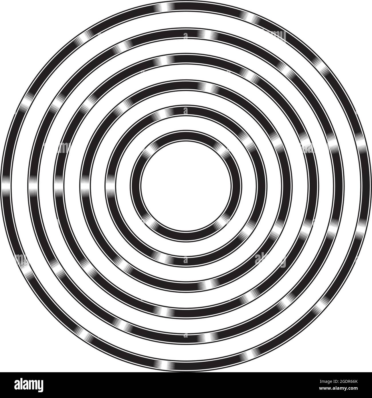 Round scroll border frame in a range of sizes Stock Vector Image & Art ...