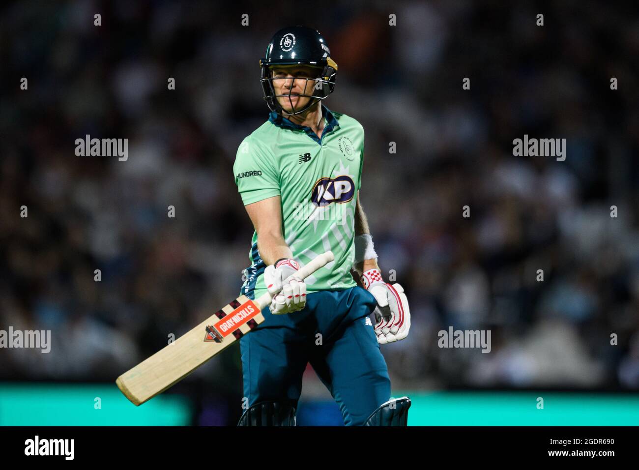 LONDON, UNITED KINGDOM. 14th Aug, 2021. Sam Billings of Oval ...