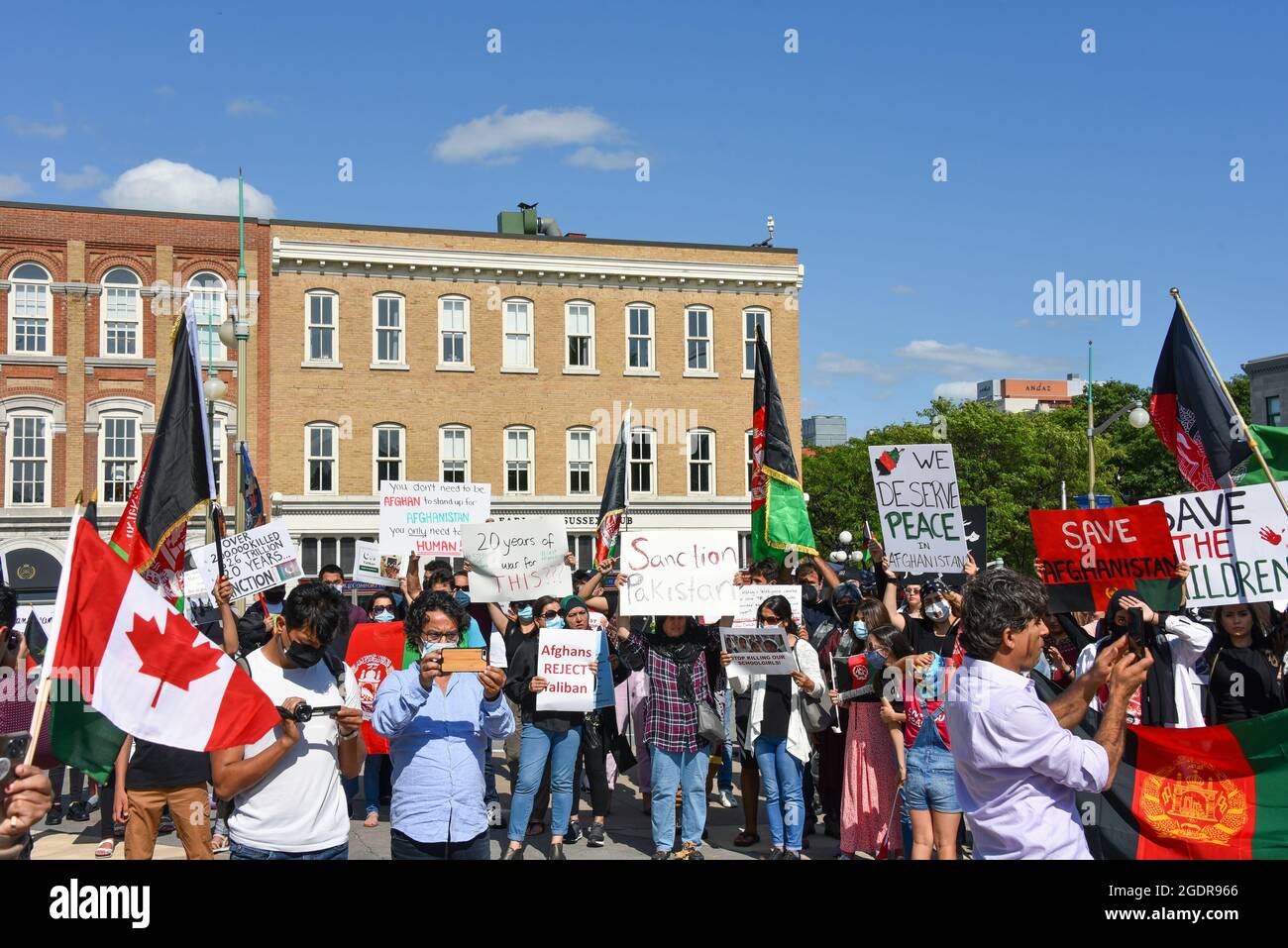 Afghanistan canada flag hi-res stock photography and images - Alamy