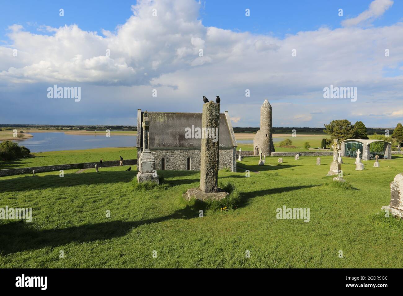 Scenic view of a Clonmacnoise in Ireland at a daytime Stock Photo - Alamy