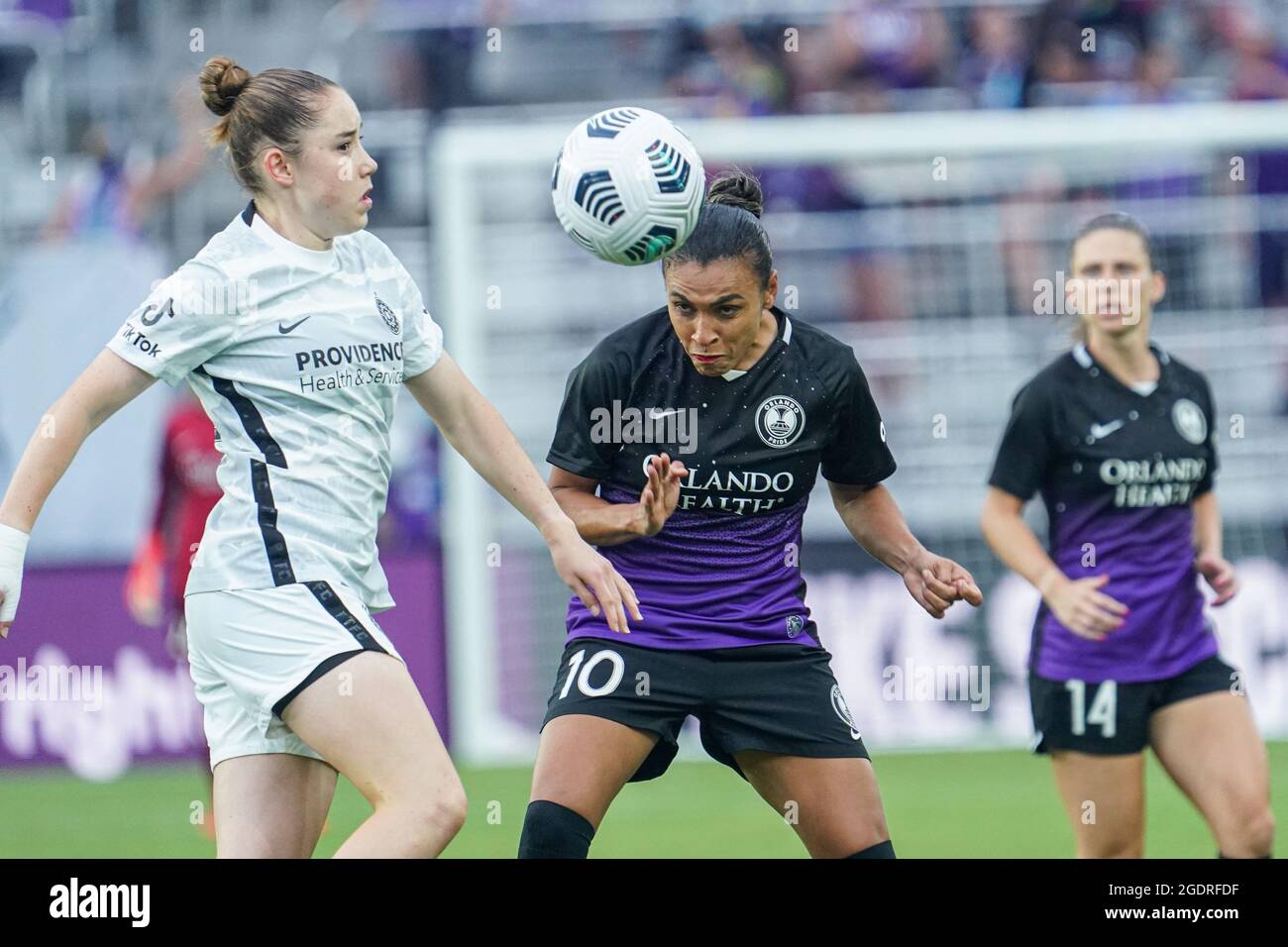 Orlando, Florida, USA, August 14, 2021, Orlando Pride player Marta #10 ...