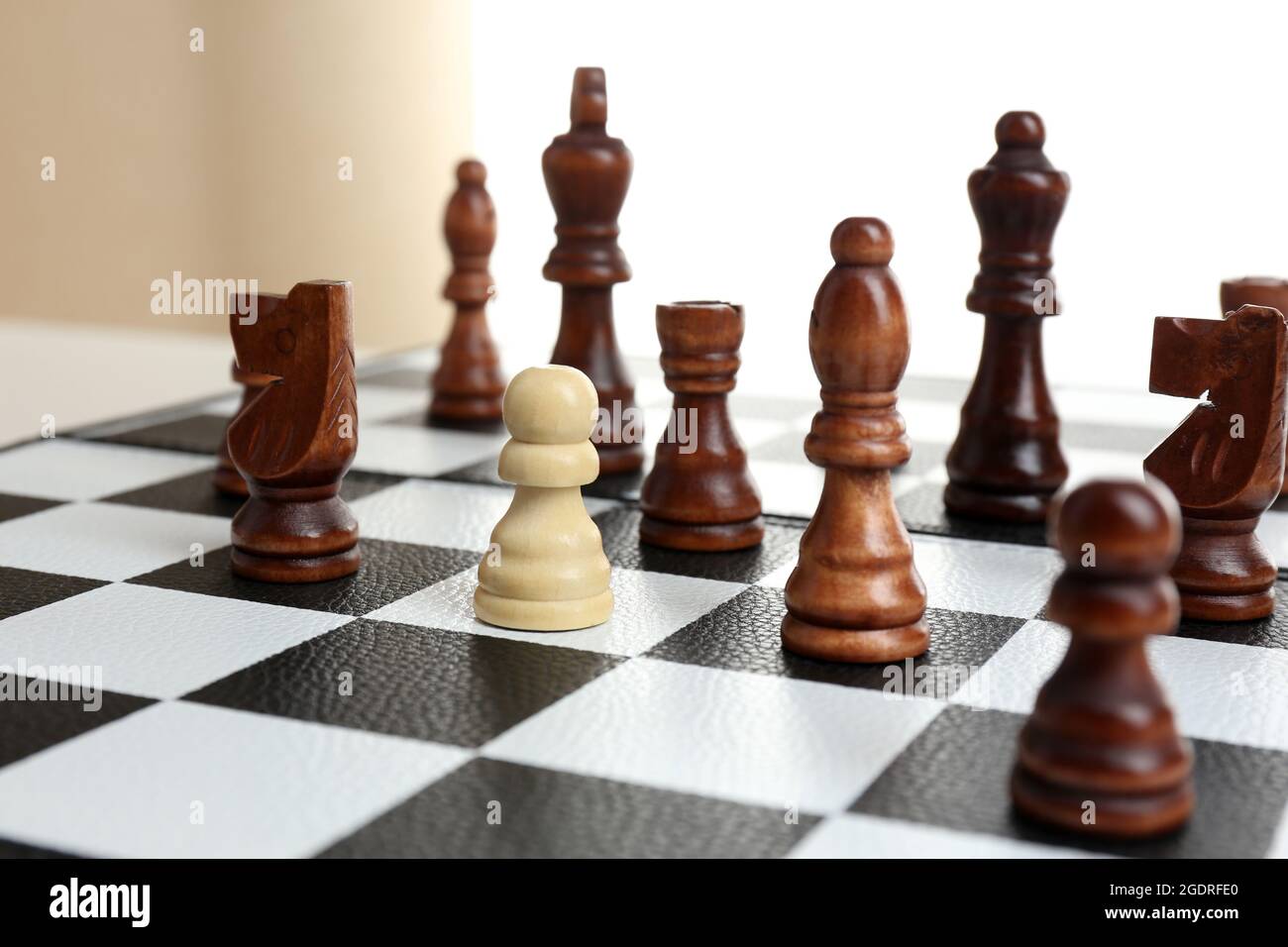 Individuality chess concept Stock Photo - Alamy