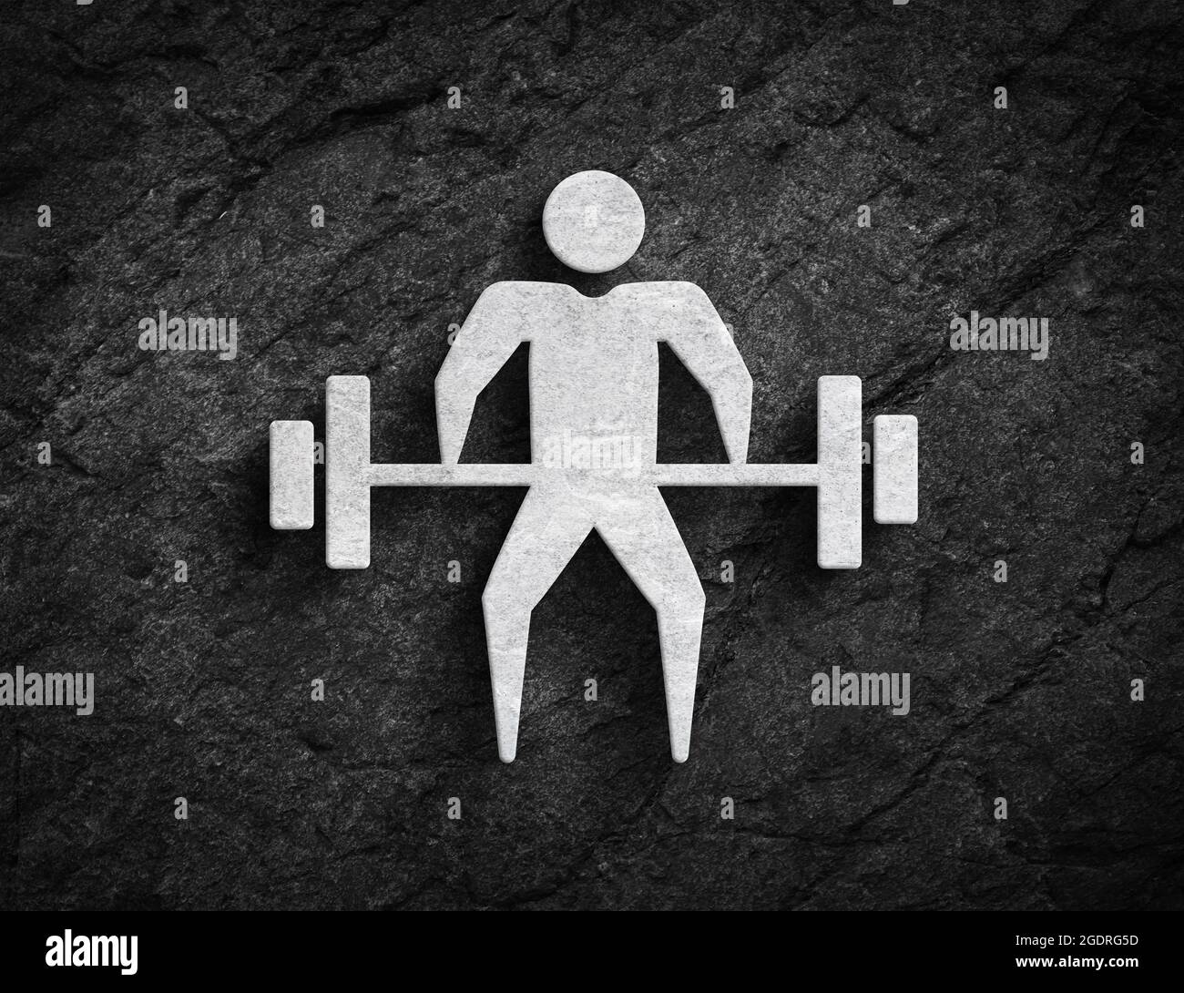 Bodybuilding symbol hi-res stock photography and images - Alamy