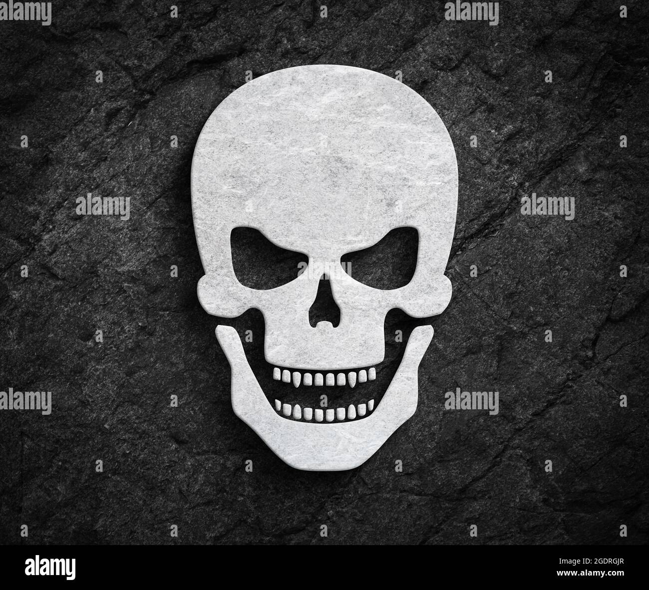 Skull symbol of death hi-res stock photography and images - Alamy
