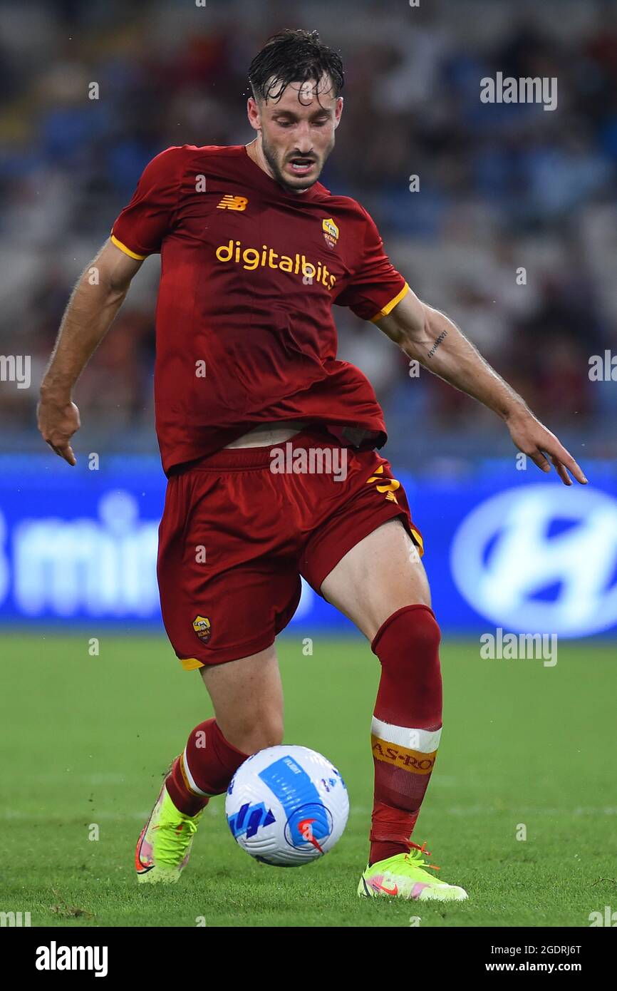 Rome, Lazio. 14th Aug, 2021. Matias Vina of AS Roma during the Friendly ...