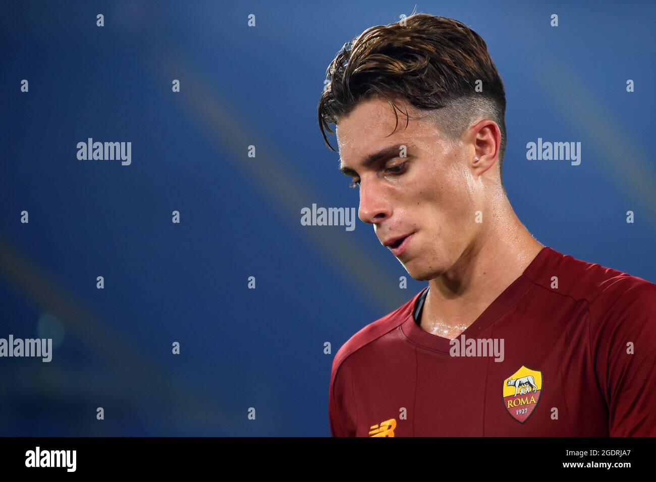 Rome, Lazio. 14th Aug, 2021. Riccardo Calafiori during the Friendly ...