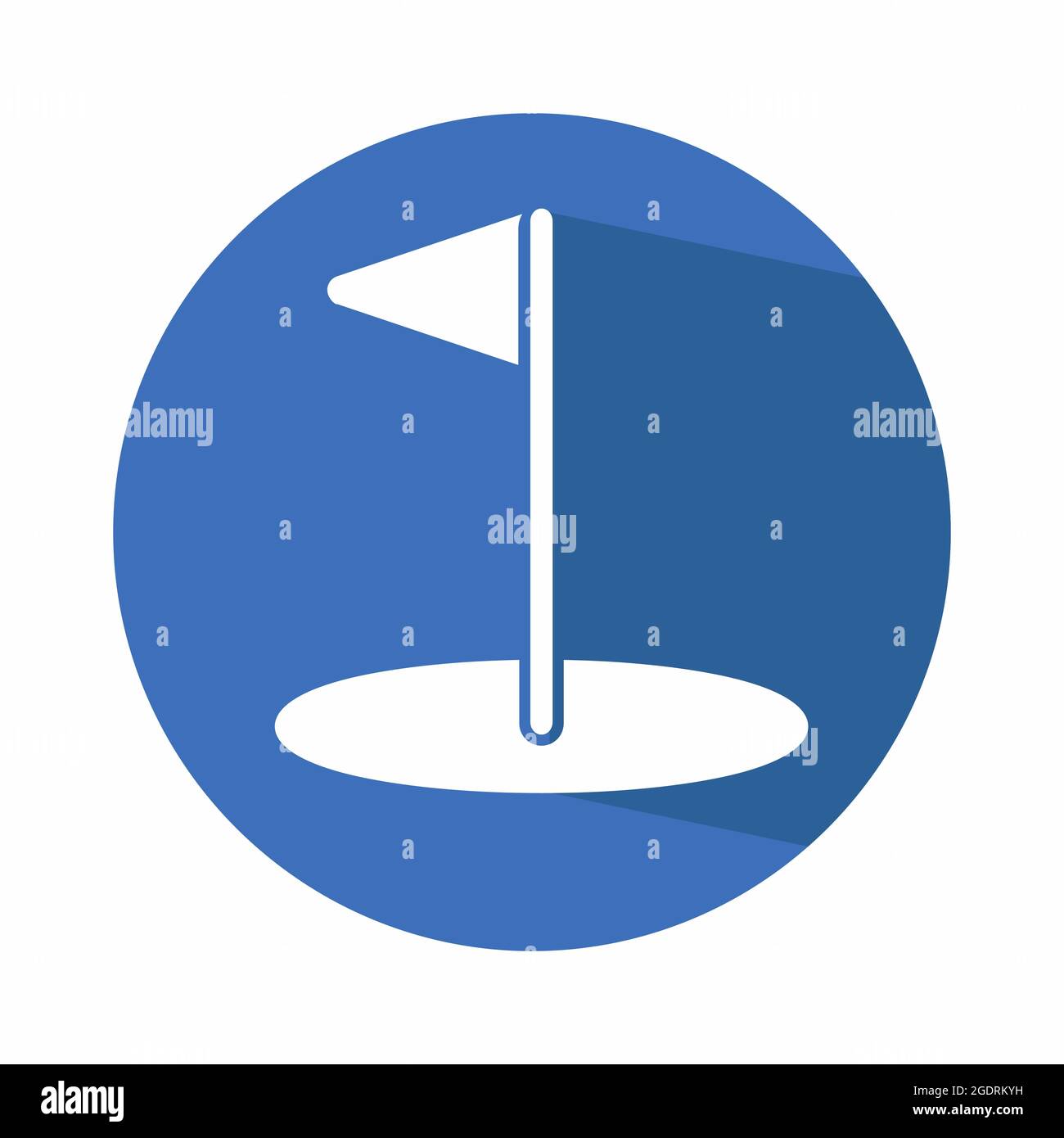 Vector Graphic of - Golf - Flat Style - simple illustration. Editable ...