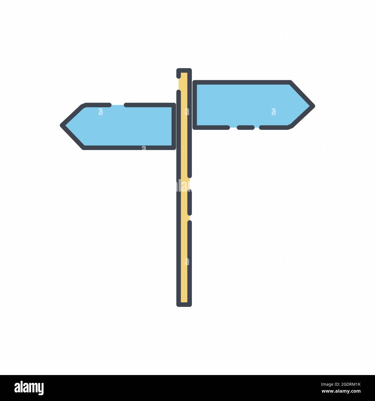 Vector Graphic of - Directions - Line Cut Style - simple illustration ...