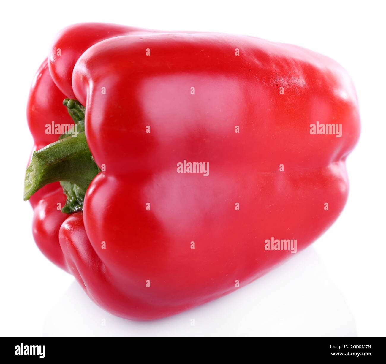 Red pepper isolated on white Stock Photo - Alamy