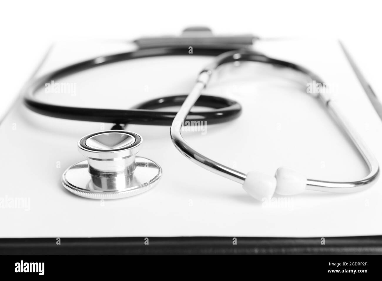 Stethoscope on light background Stock Photo - Alamy