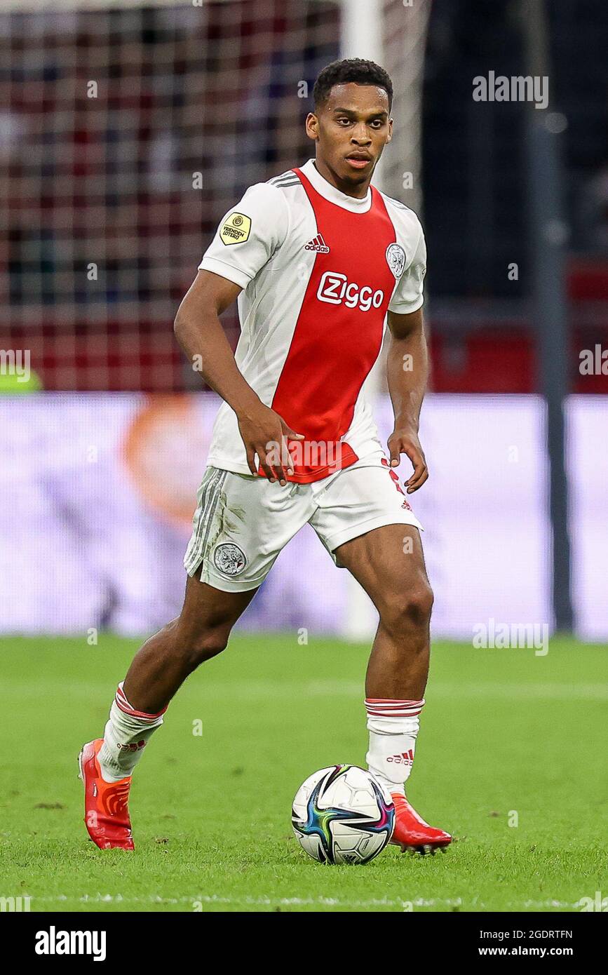 AMSTERDAM, NETHERLANDS - AUGUST 14: Jurrien Timber of Ajax during the ...