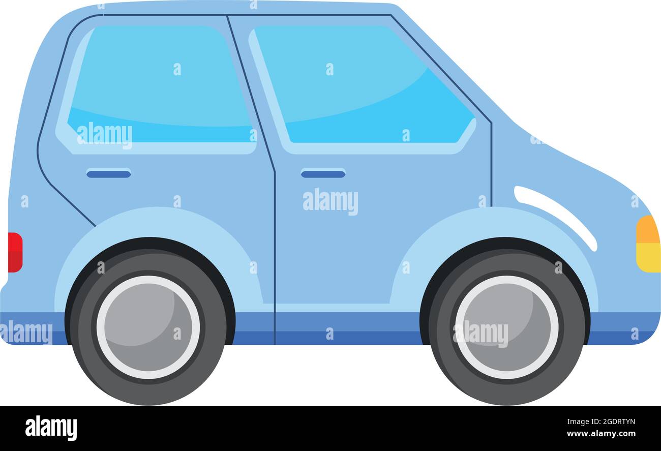 blue light car Stock Vector Image & Art - Alamy