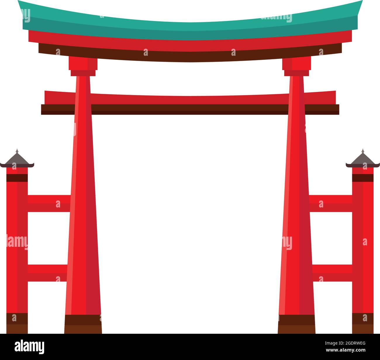 chinese arch landmark Stock Vector Image & Art - Alamy