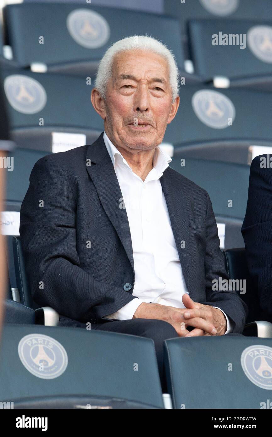 Jean Djorkaeff during the Ligue 1 Uber Eats match between Paris Saint ...