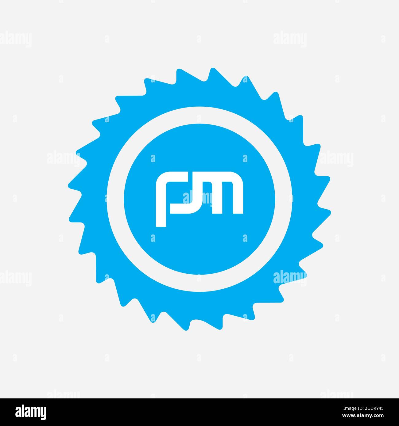 Initial PM Letter Logo With Creative Modern Business Typography Vector ...