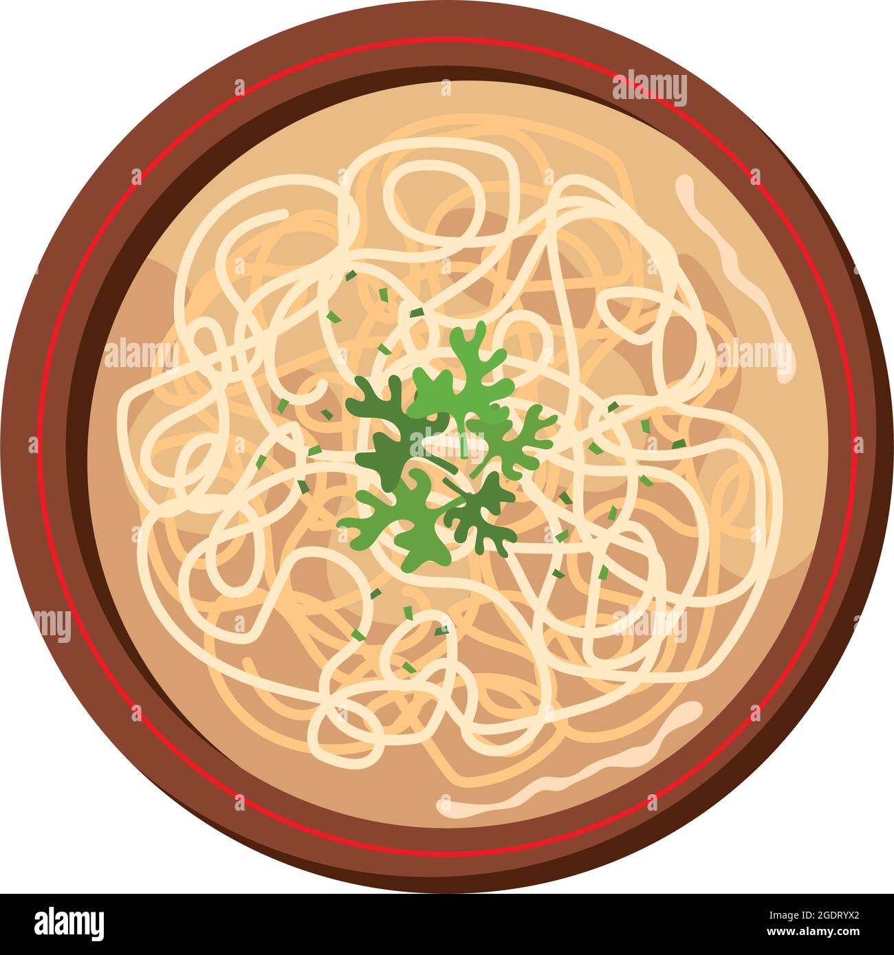 Japchae Stock Vector Images - Alamy