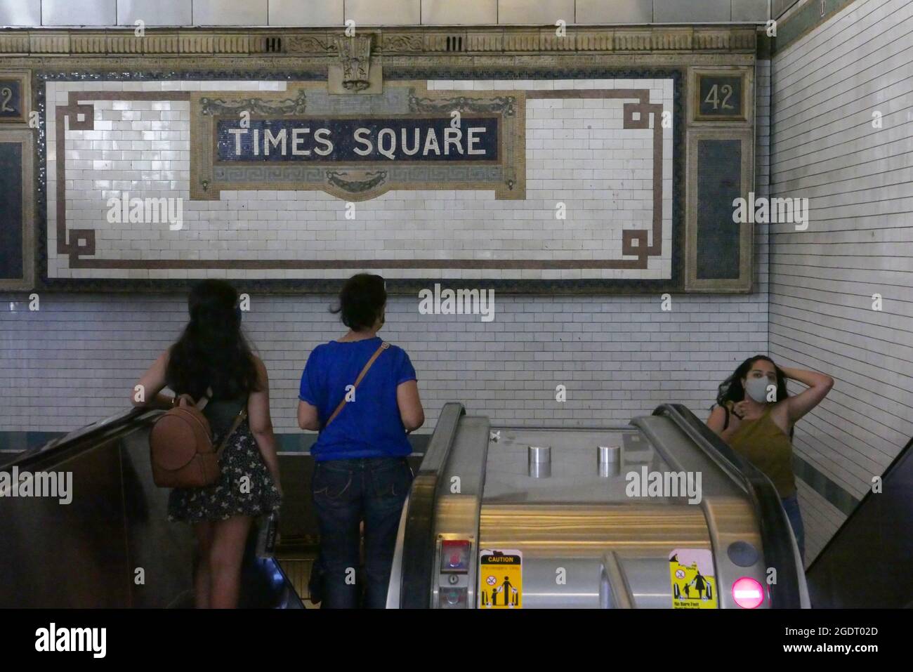 Times Square Subway Station Stock Photo - Alamy