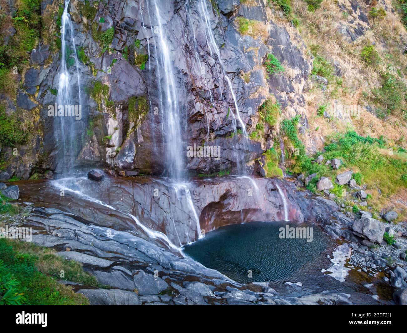 Nice Tac Tinh waterfall in Lai Chau province northern Vietnam Stock ...