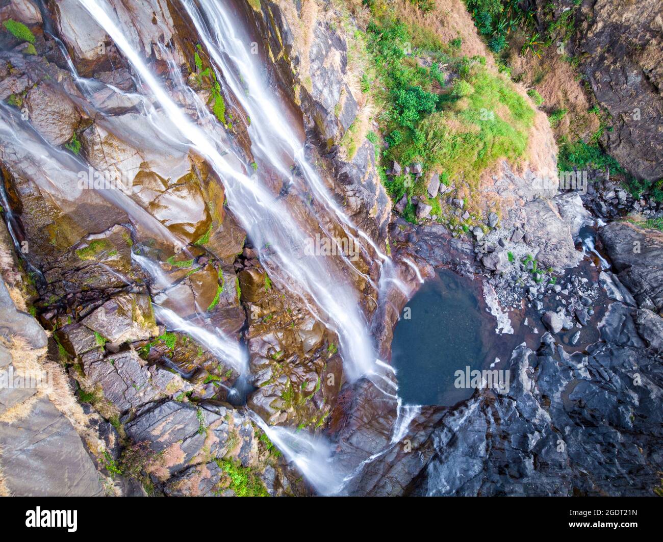 Nice Tac Tinh waterfall in Lai Chau province northern Vietnam Stock ...