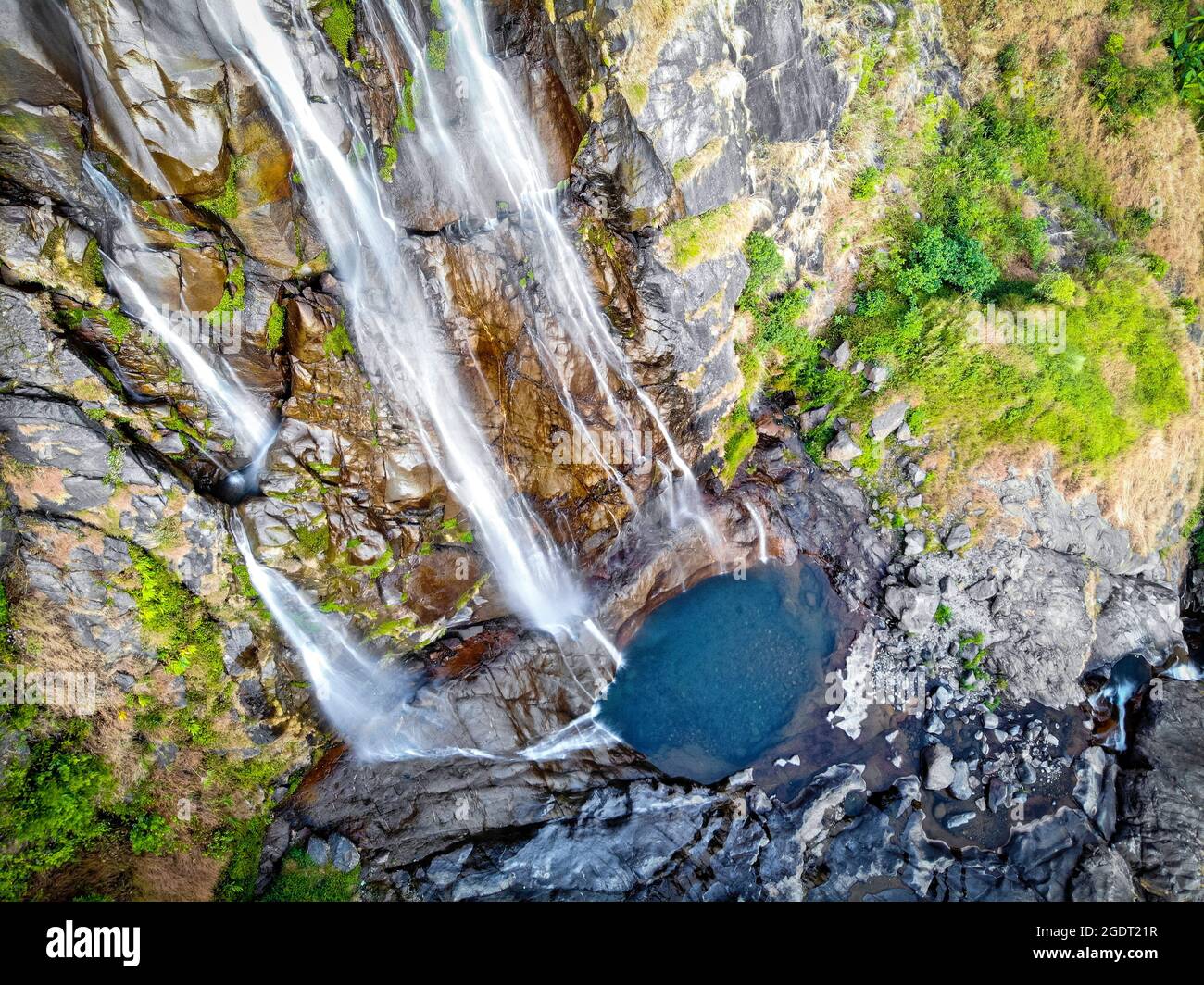 Nice Tac Tinh waterfall in Lai Chau province northern Vietnam Stock ...