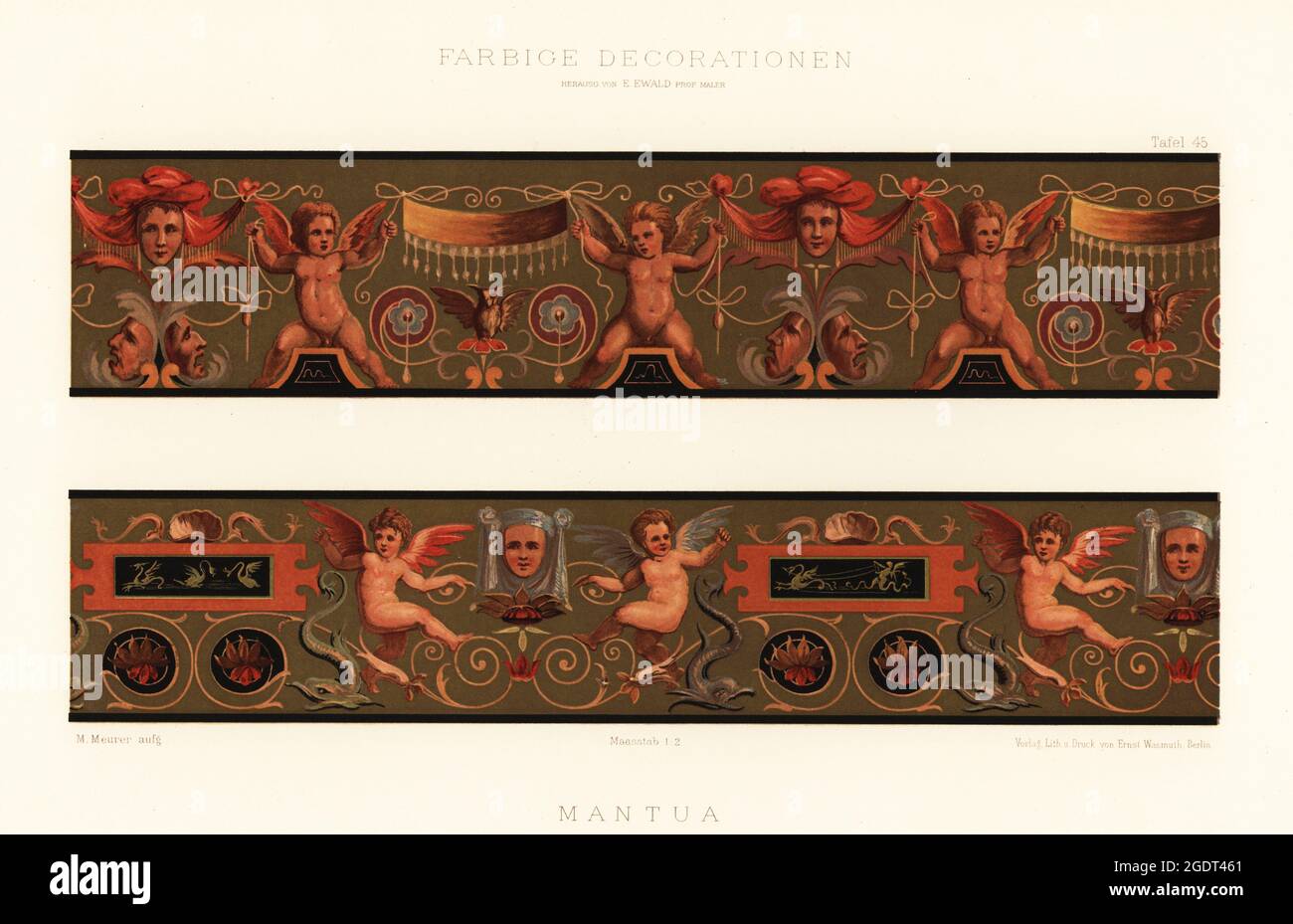 Friese im palazzo ducale hi-res stock photography and images - Alamy