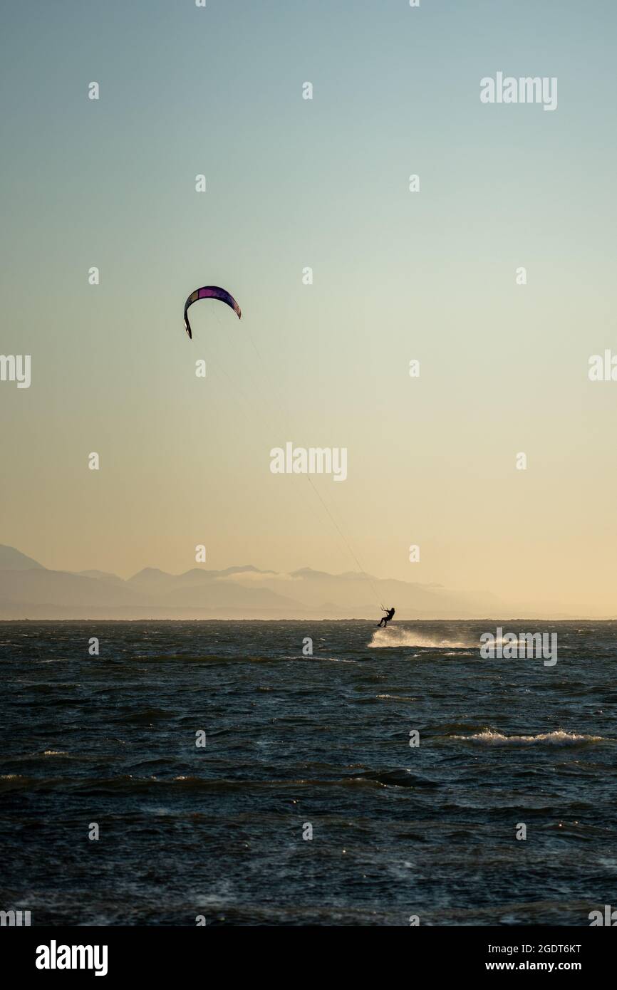 Kite surfing jump hi-res stock photography and images - Alamy