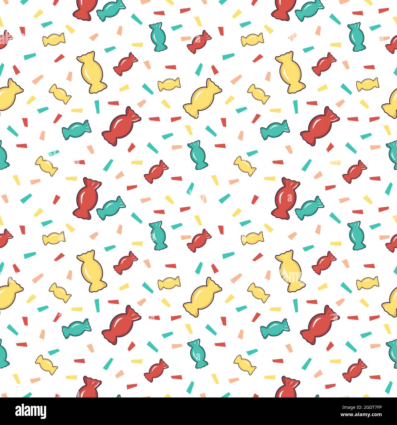 Candy pattern hi-res stock photography and images - Alamy