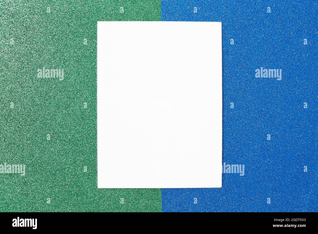 Blue and green geometric abstract background. Template for the designer ...