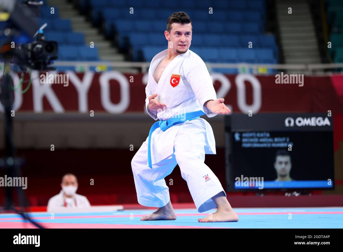 Tokyo, Japan. 6th Aug, 2021. Ali Sofuoglu (TUR) Karate : Men's Kata 3rd ...