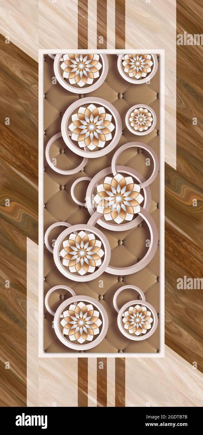 3D Door design background, Laminate Wooden High quality rendering ...