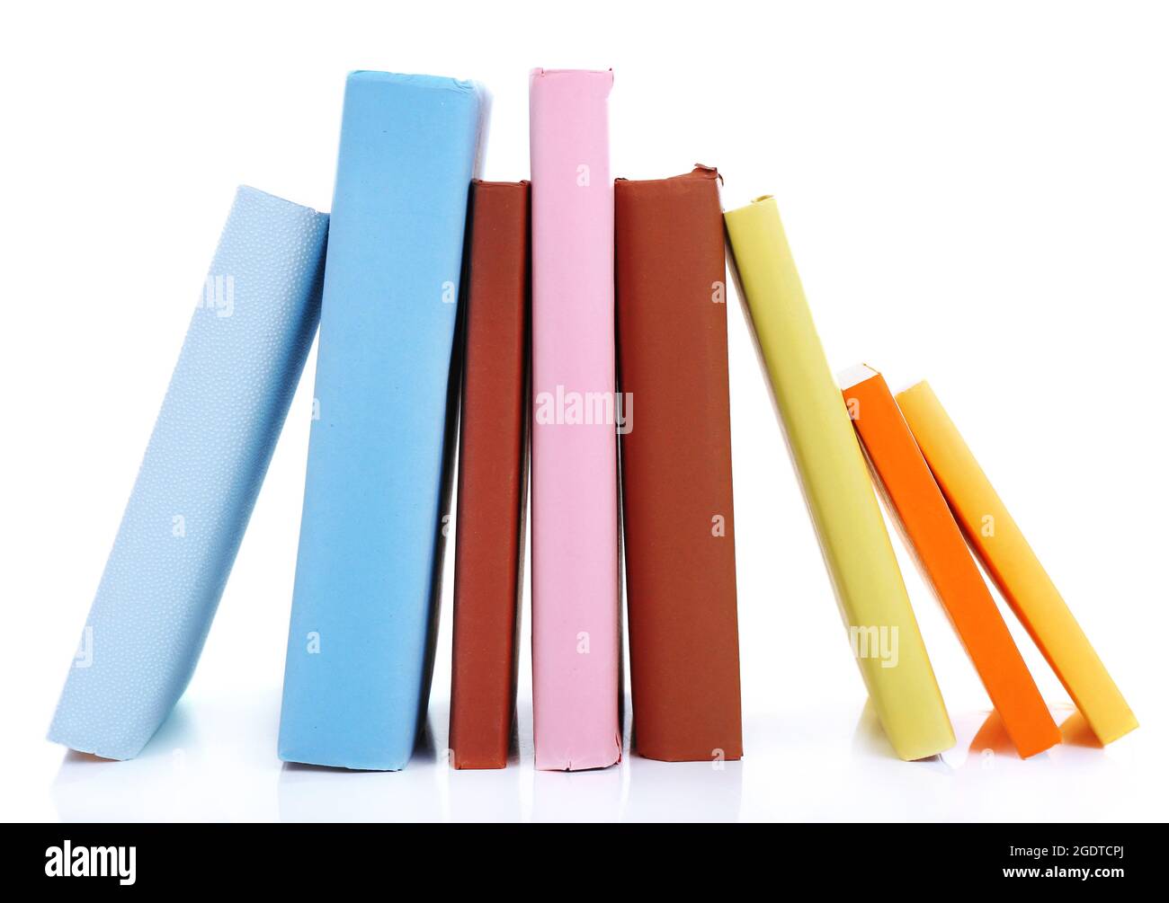 Books isolated on white Stock Photo - Alamy