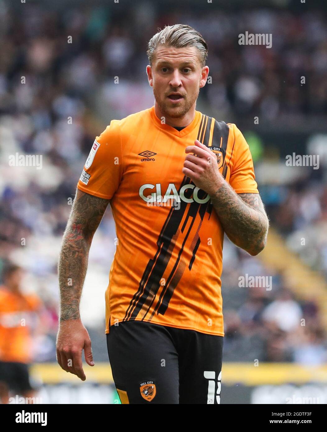 Hull City's George Moncur during the Sky Bet Championship match at the ...