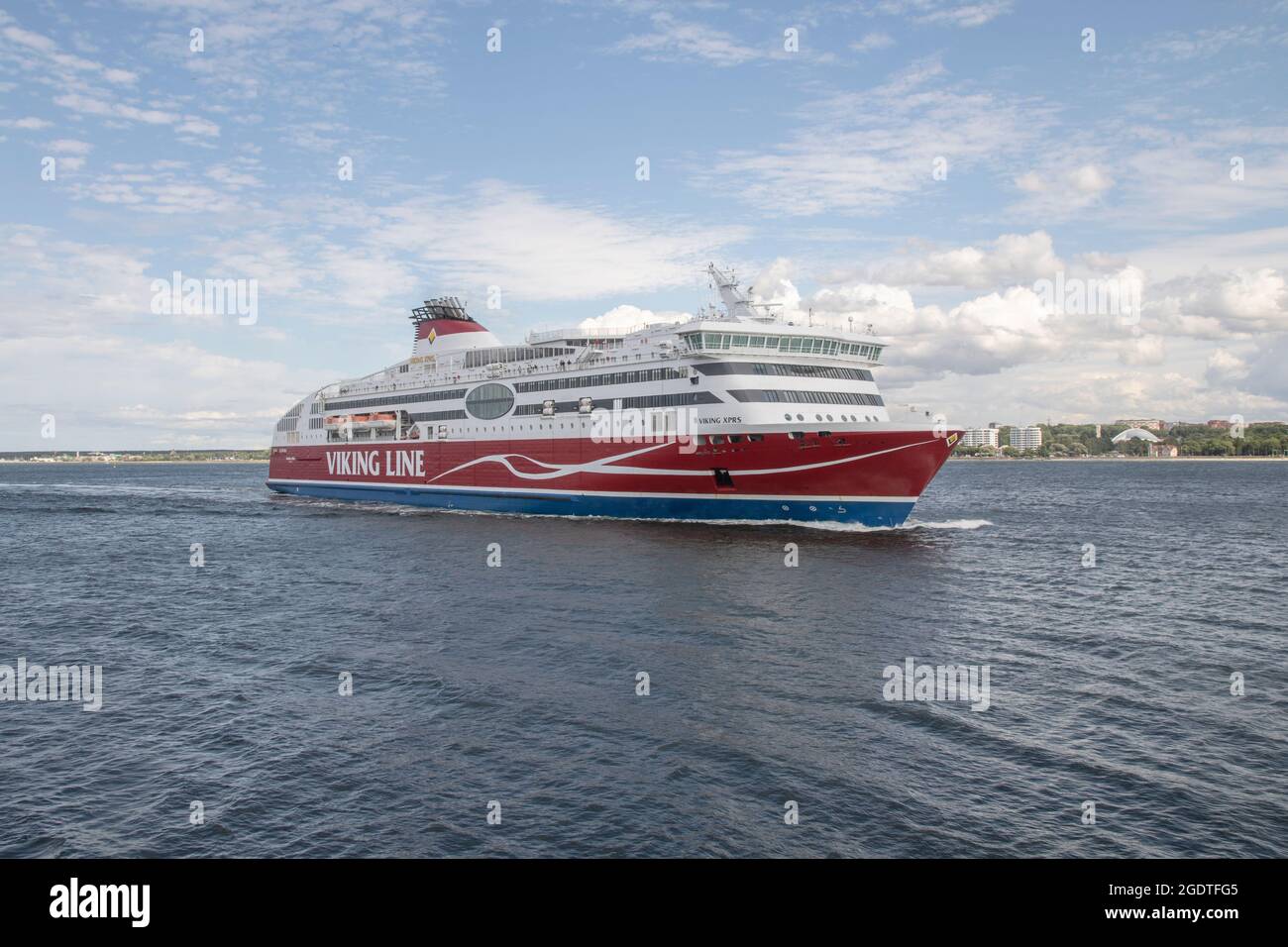 Harbour in tallinn estonia estonia shipping baltic ferry hi-res stock ...