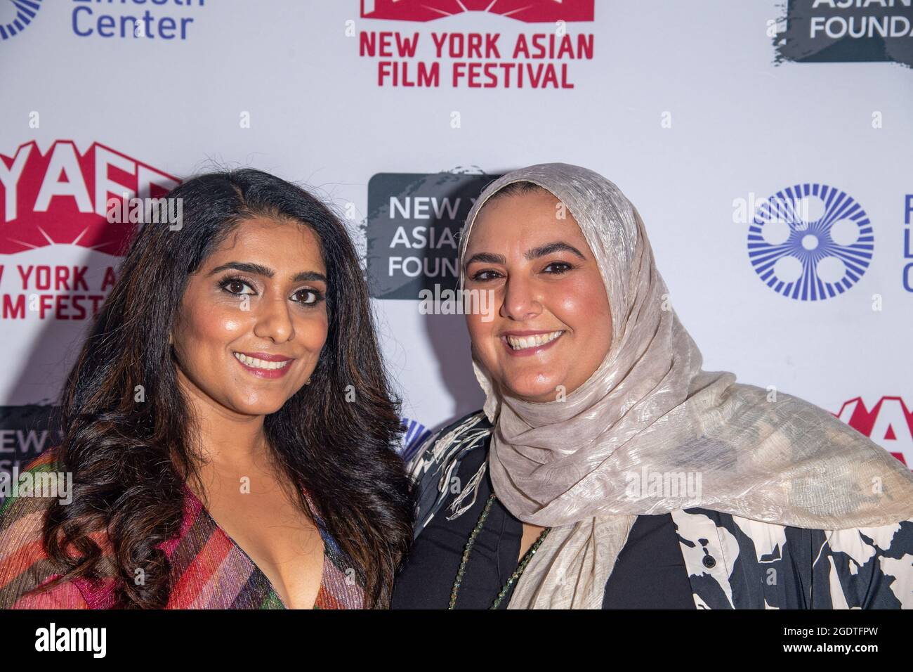 NEW YORK, NY - AUGUST 14: Aizzah Fatima and Iman Zawahry attend the ...