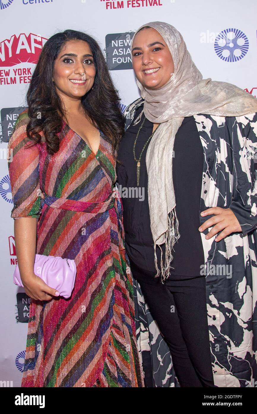 NEW YORK, NY - AUGUST 14: Aizzah Fatima and Iman Zawahry attend the ...