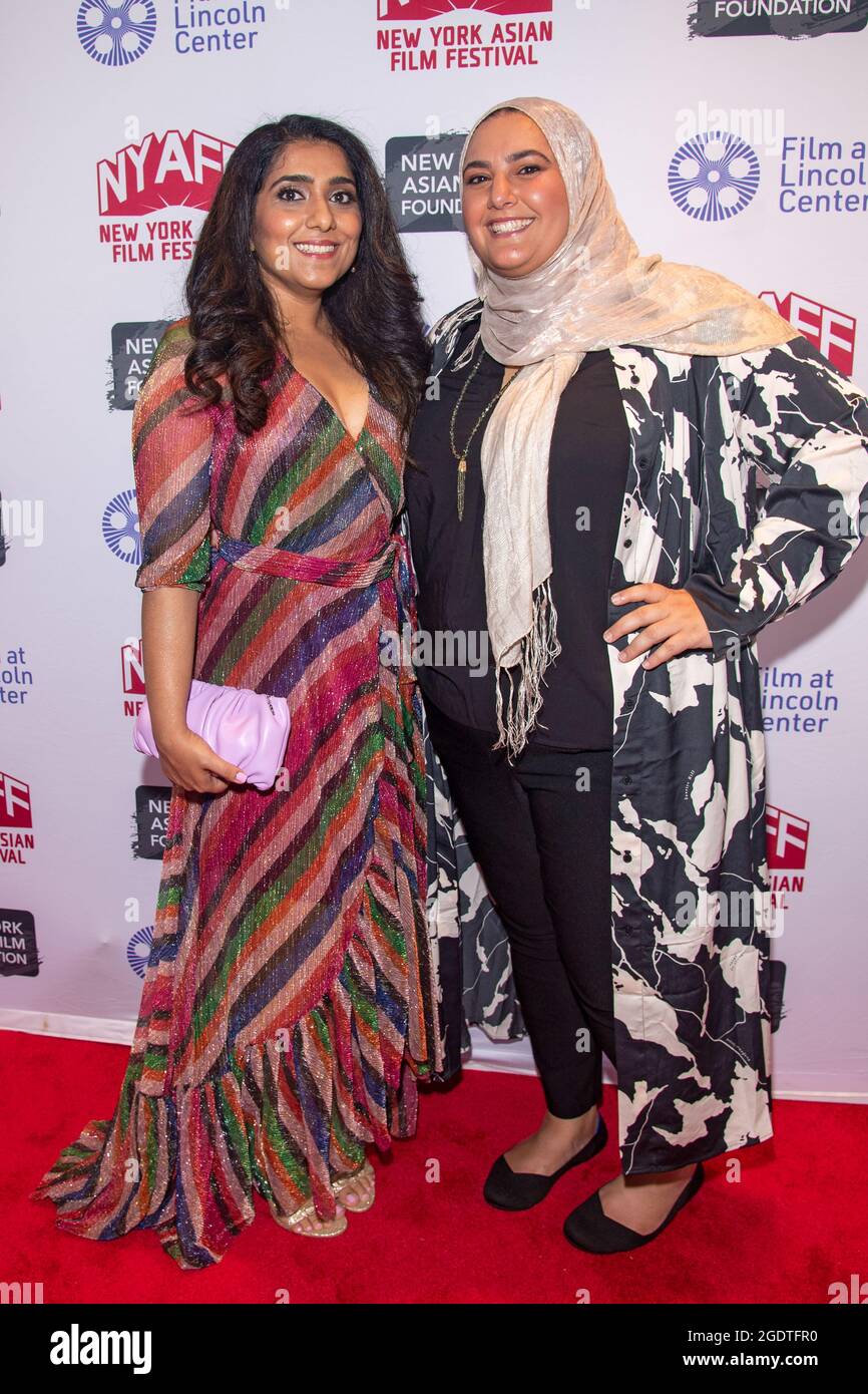 NEW YORK, NY - AUGUST 14: Aizzah Fatima and Iman Zawahry attend the ...