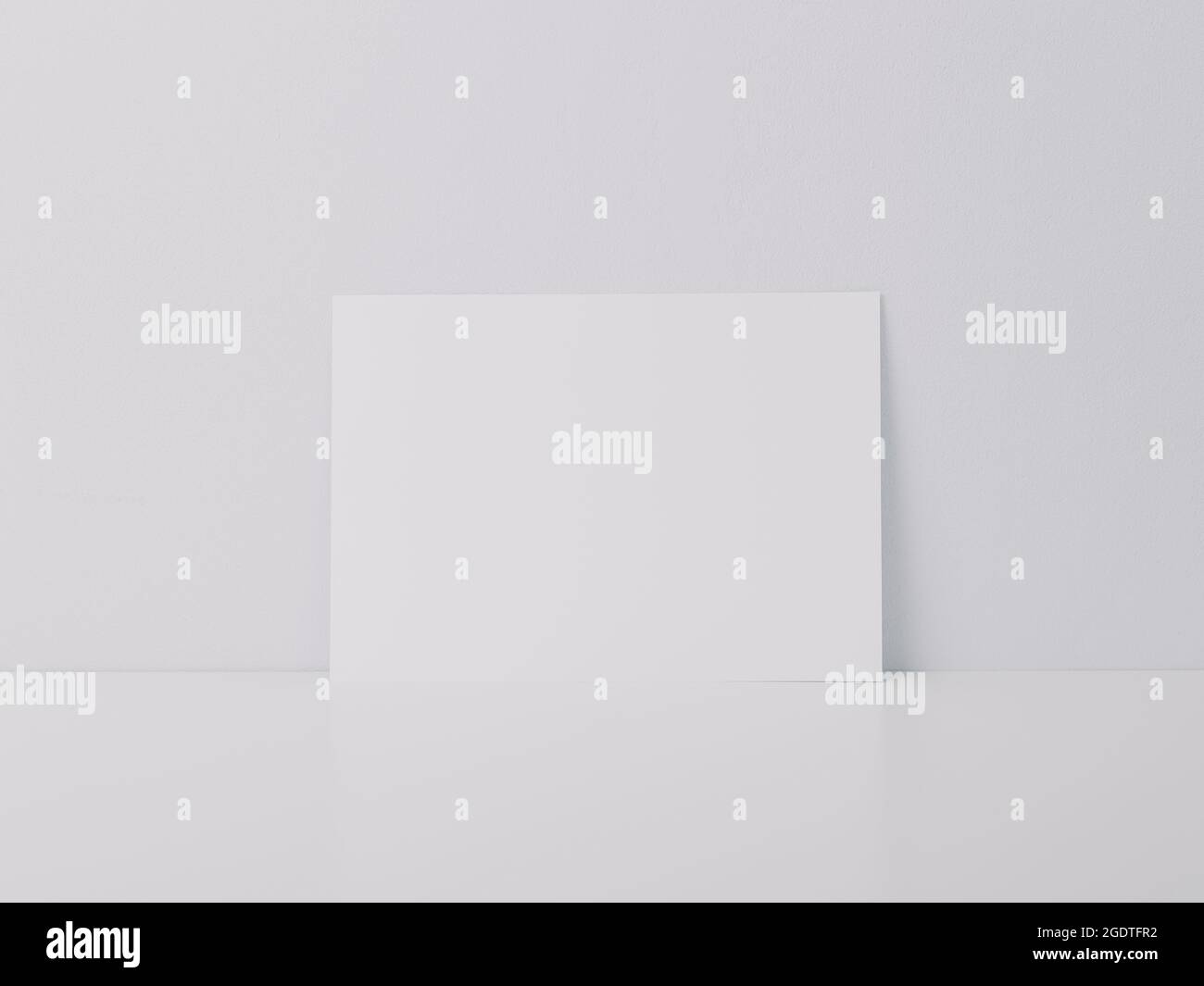 Paper mockup, A4 flyer poster template, Minimalist styled Stock Photo ...