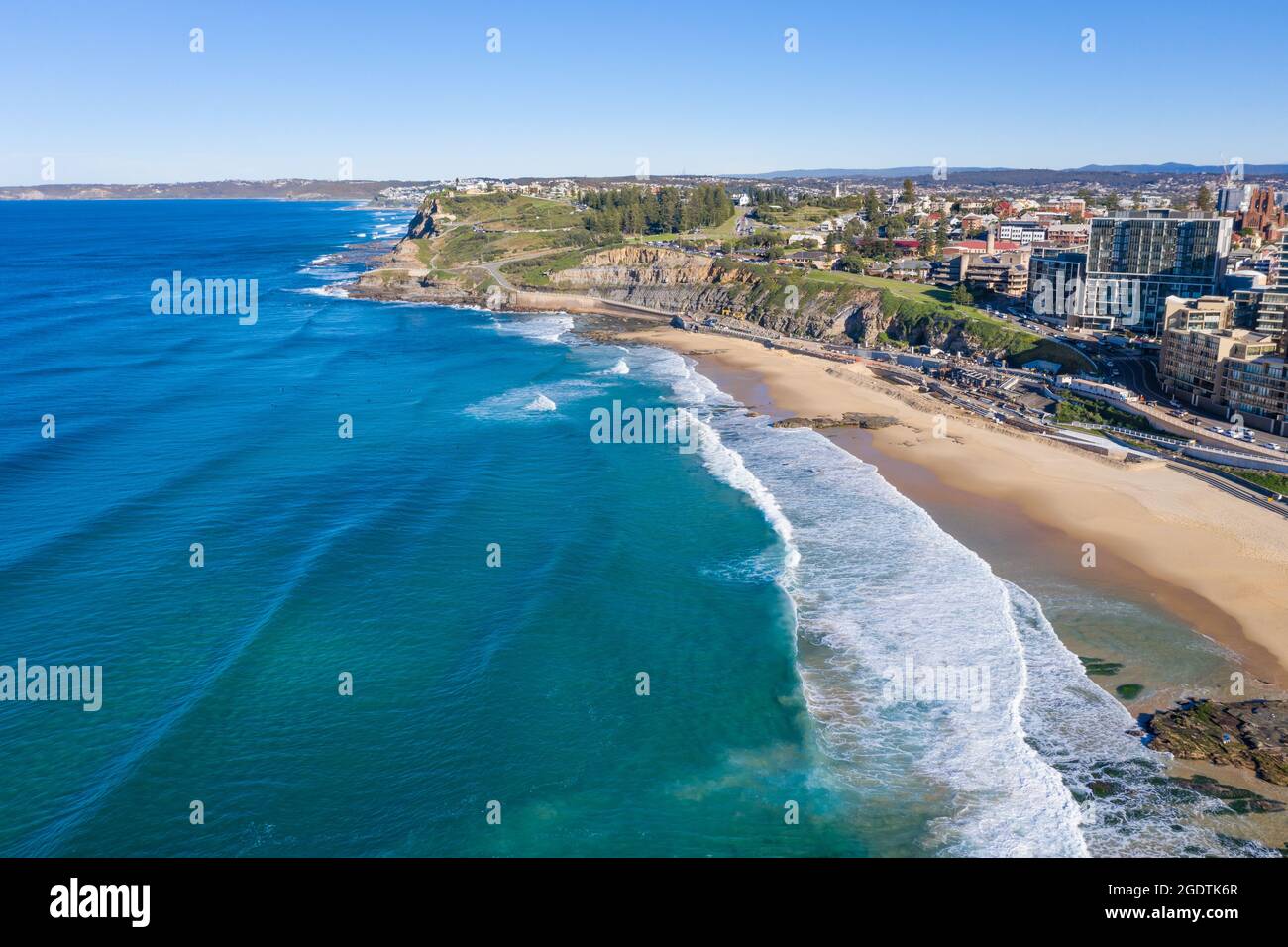 Newcastle nsw skyline aerial hi-res stock photography and images - Alamy