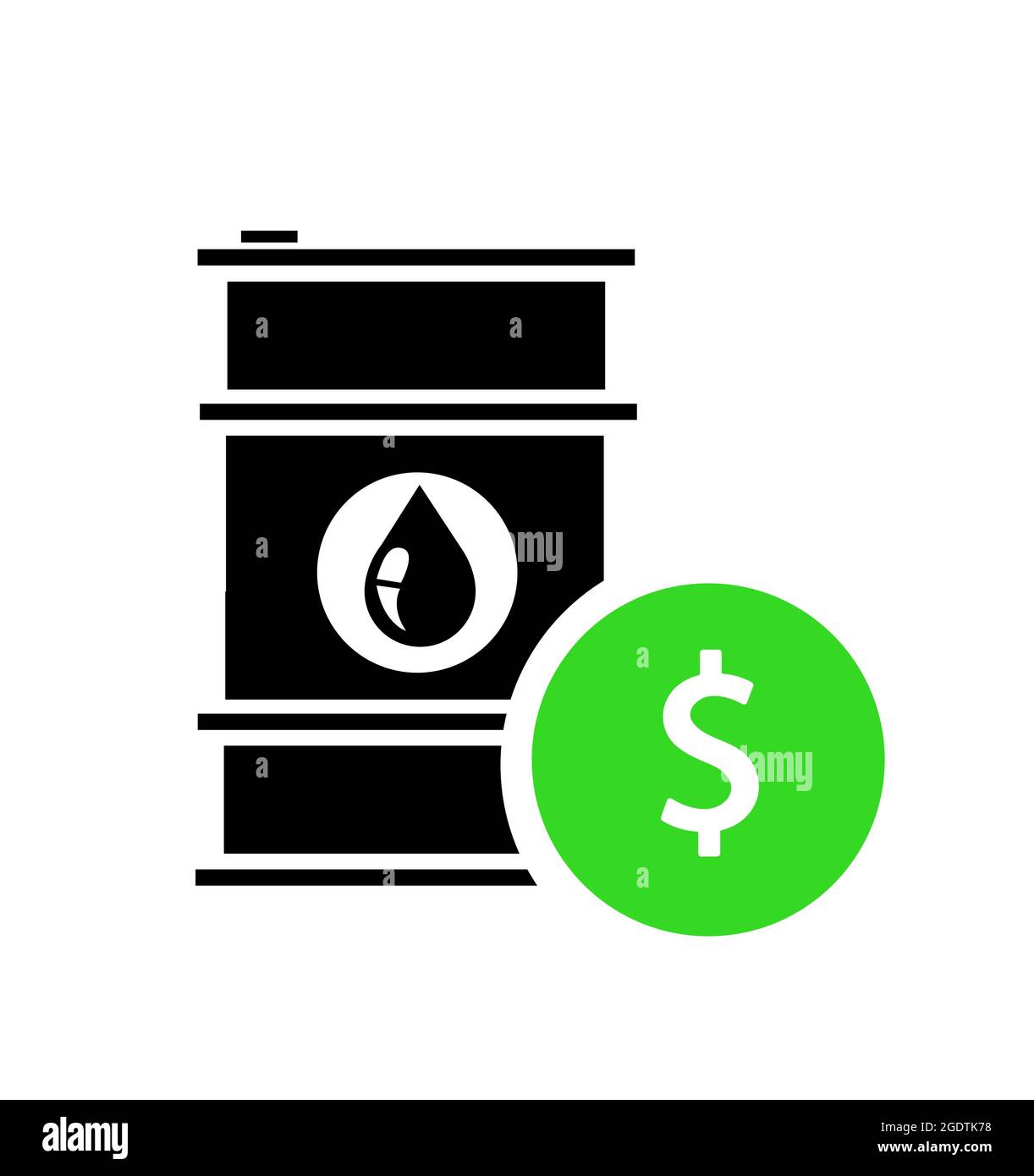 barrel oil icon flat Stock Vector Image & Art - Alamy