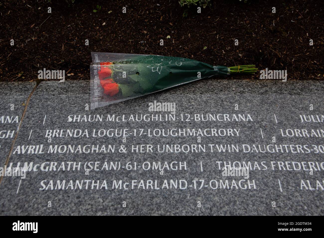 Omagh memorial garden hi-res stock photography and images - Alamy
