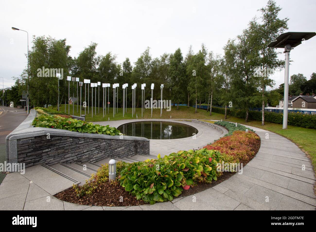 Omagh, Northern Ireland. 14th August 2021. Relatives of those killed ...