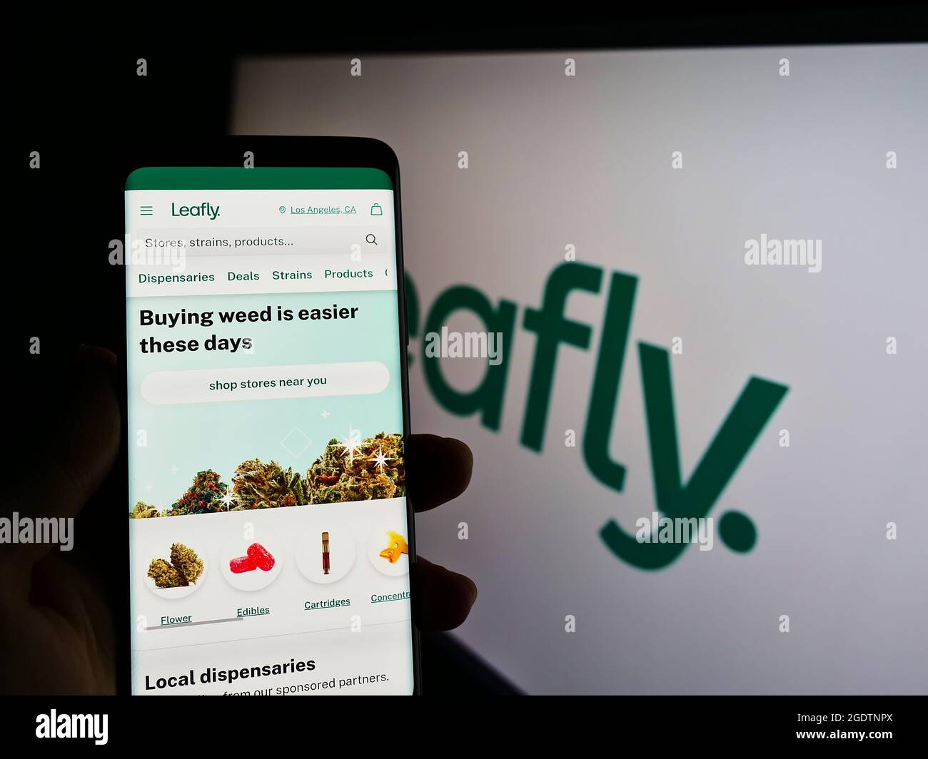 Cannabis advertising hi-res stock photography and images - Alamy