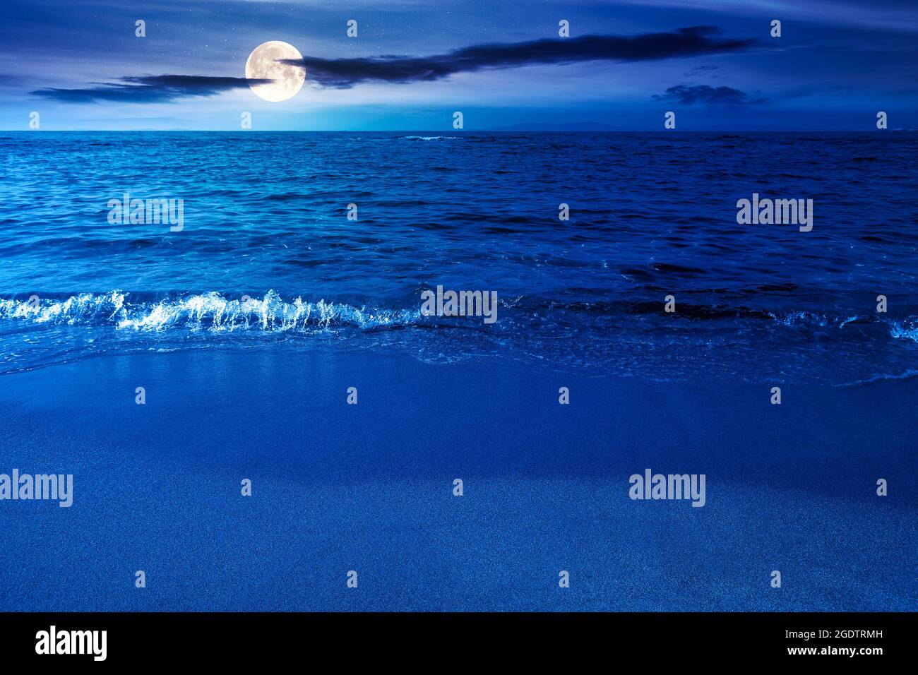 Sea night texture hi-res stock photography and images - Alamy
