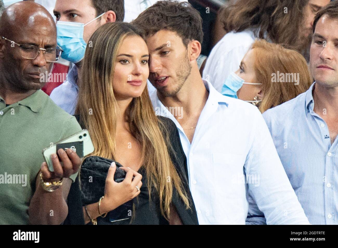 French F1 driver Pierre Gasly and his girlfriend attend the French ...