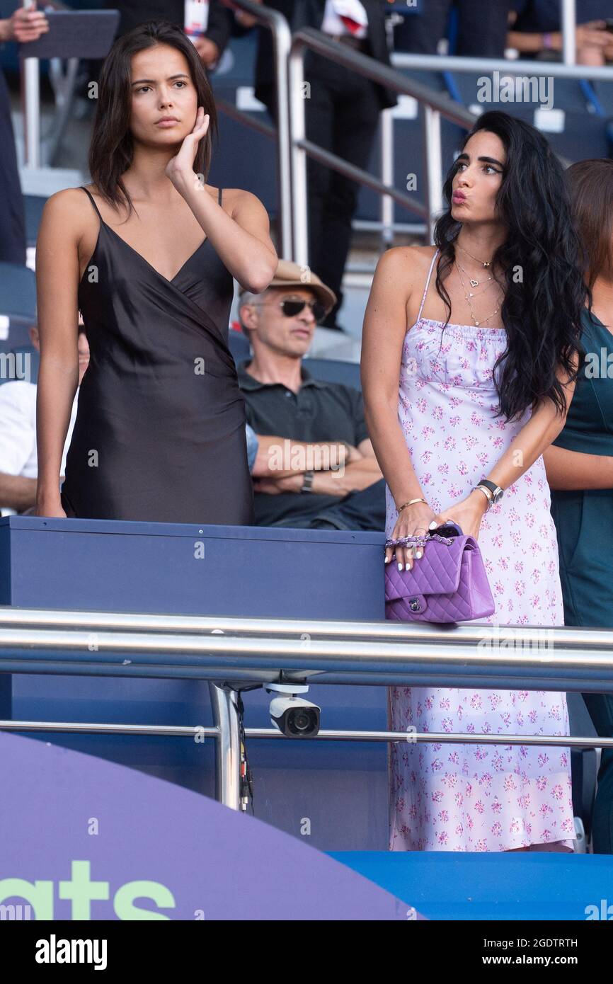 Javier Pastore's wife Chiara Picone attends the French Ligue 1 Uber ...