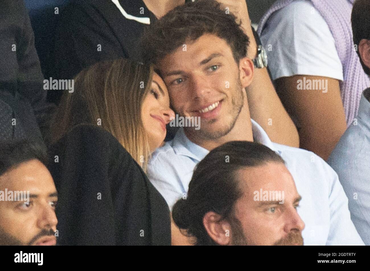 French F1 driver Pierre Gasly and his girlfriend attend the French ...