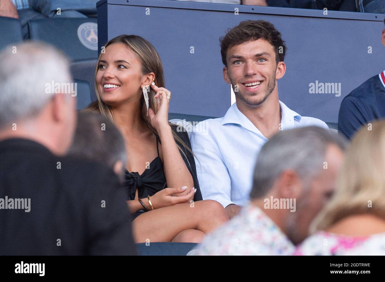 French F1 driver Pierre Gasly and his girlfriend attend the French ...