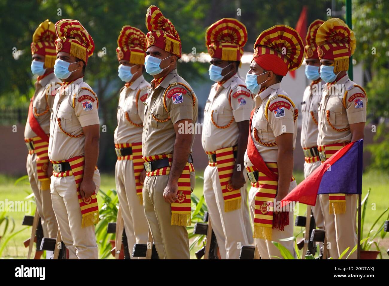 Rajasthan, India. 15th August 2021. Indian Railway Protection Force ...